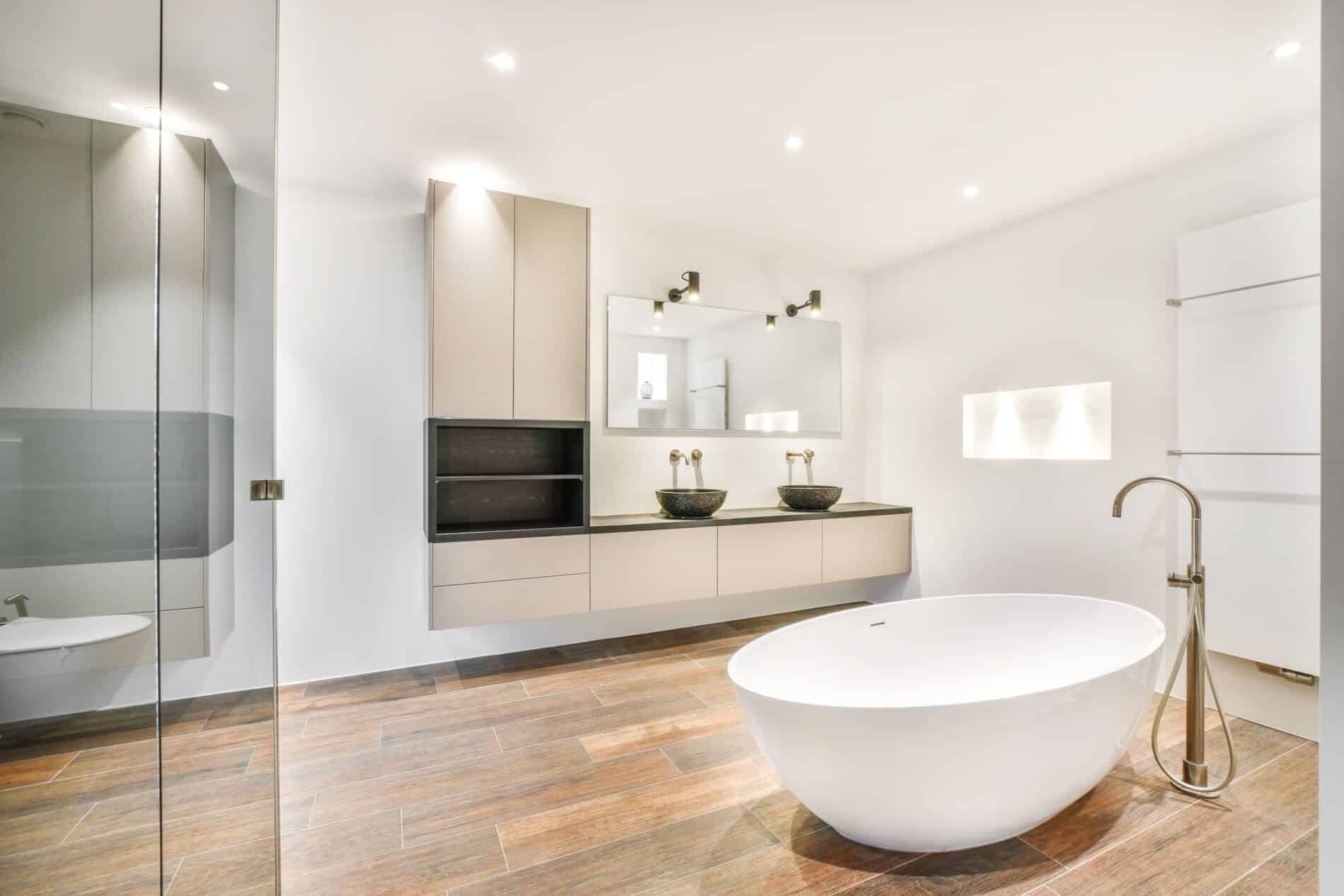 Open Concept Bathroom Remodeling Designs - AMD Construction & Remodeling